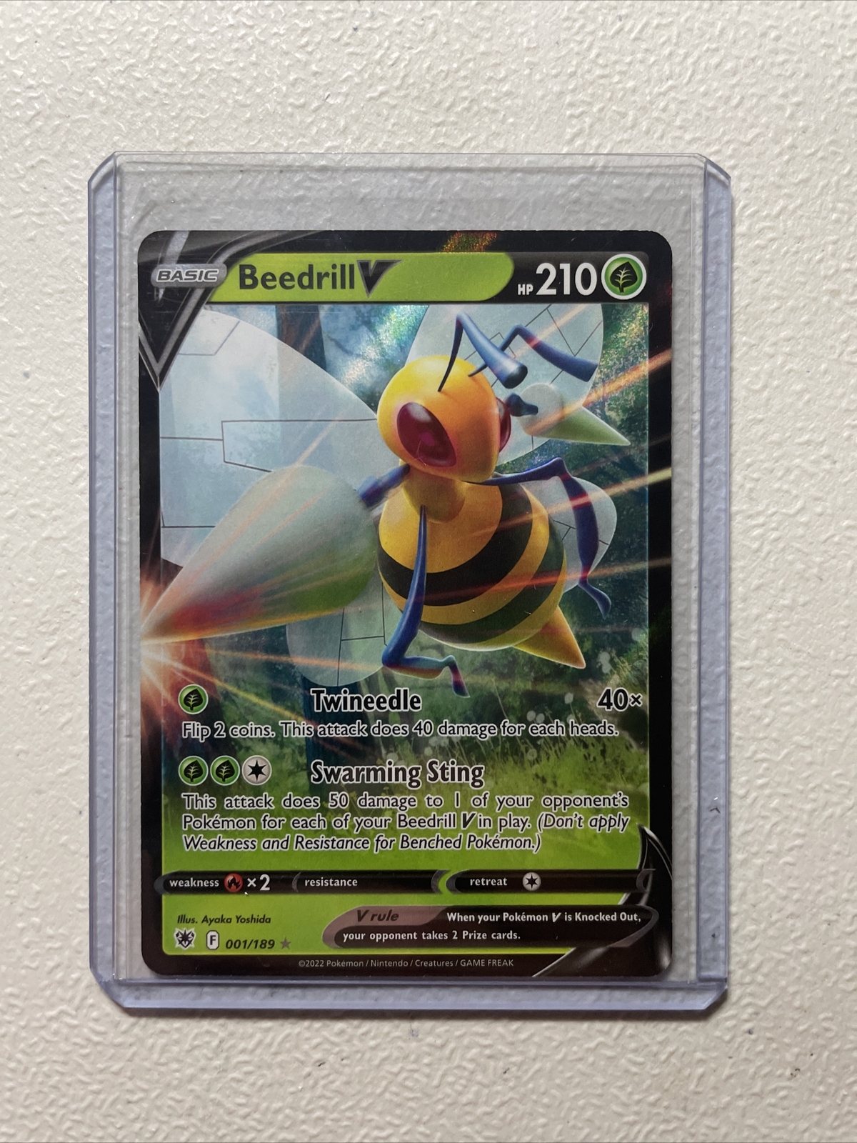 Beedrill V RARE 001/189 Astral Radiance Pokemon | eBay