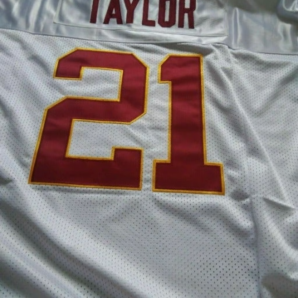 Sean Taylor Washington Redskins Throwback #21 Spec. Ed SEWN WHITE ...