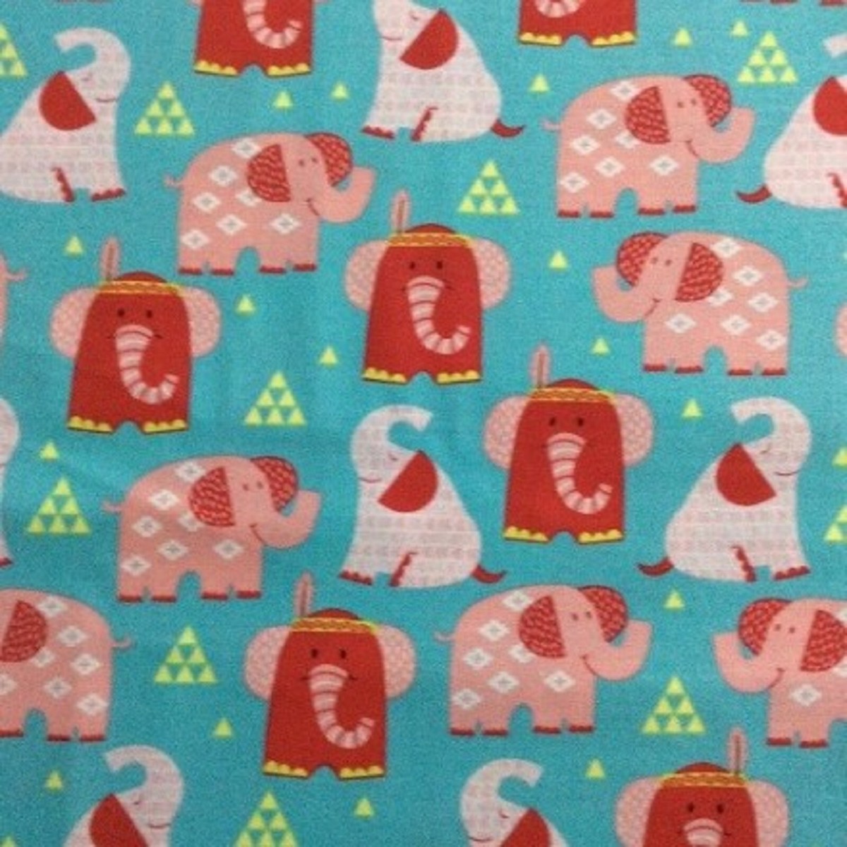 Pink Elephant Print Fabric White And Pink Elephant Printed Shirt By