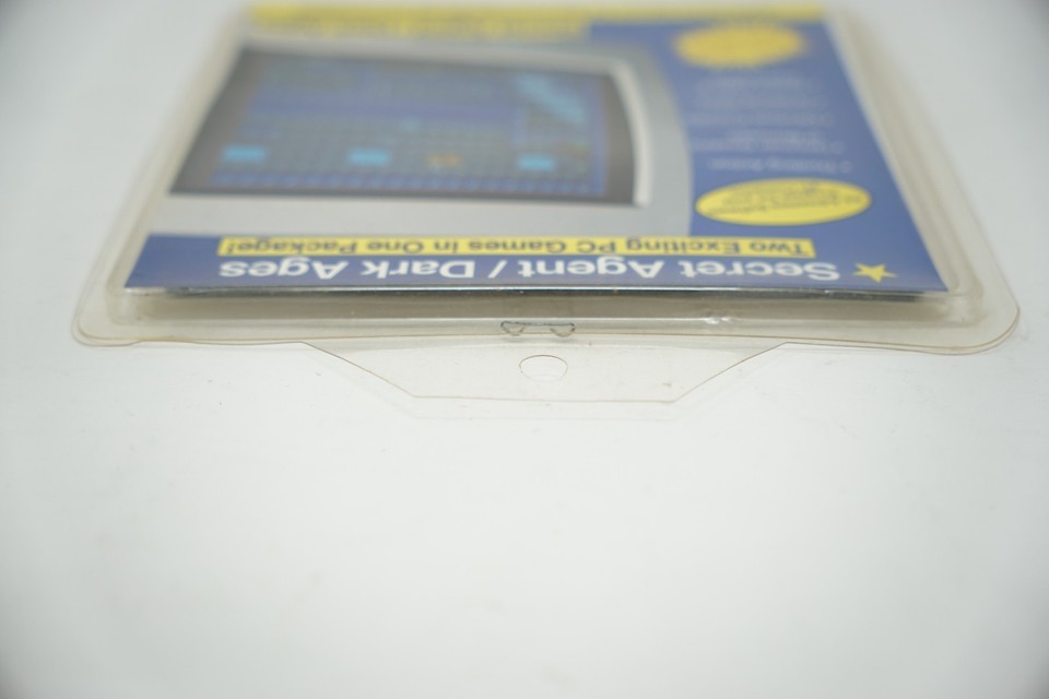 Secret Agent/Dark Ages 5.25" Floppy Disk 1992 Fat Cat Software IBM 286/ ...