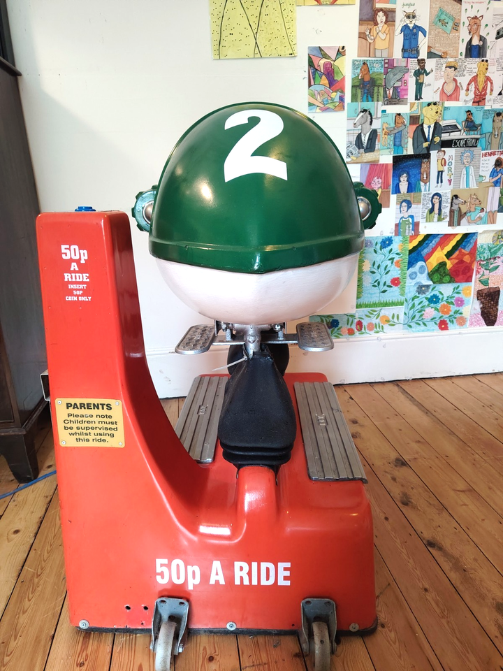 RETRO KIDDIE RIDE ON COIN OPERATED BY R.G MITCHELL ARCADE ROCKET ...