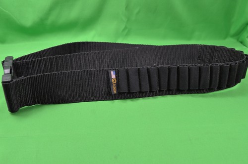 Allen Rifle Ammo Bullet Ammunition Belt,Black,Adjustable,2" Wide,Holds ...
