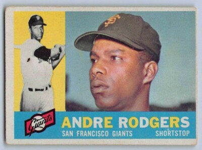 1960 ANDRE RODGERS- Topps Baseball Card # 431 - SAN FRANCISCO GIANTS ...