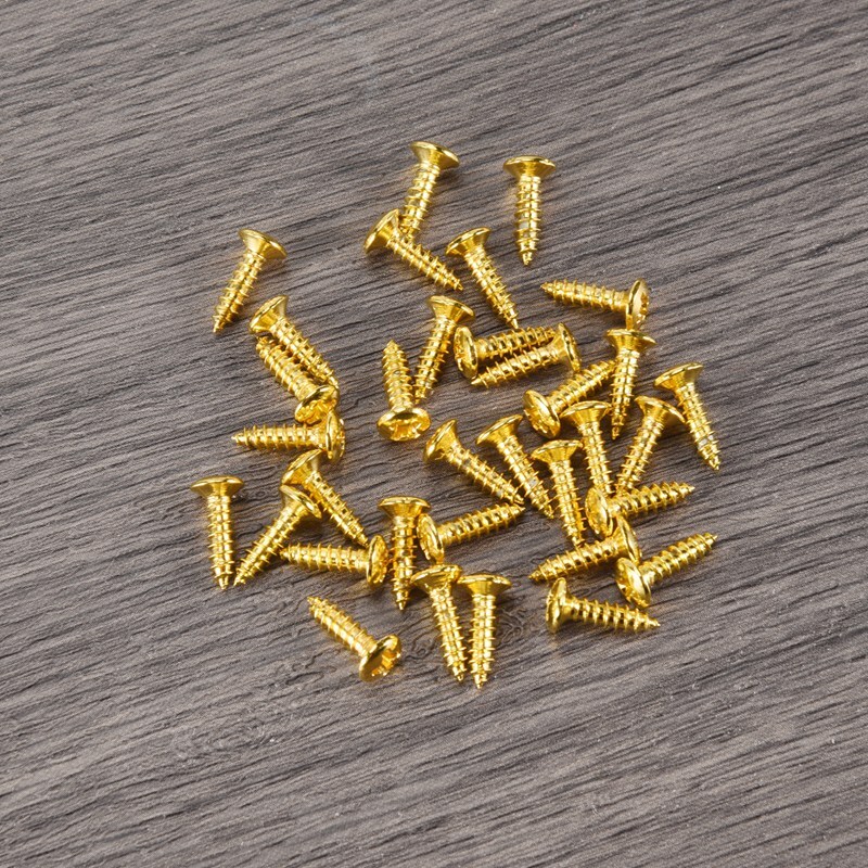 30pcs Gold Pickguard Screws For Strat/Tele Electric Guitar Bass ...