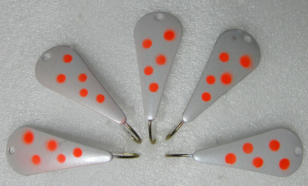 5 Essex Russian Spoon Jigs WONDERBREAD Firetiger Wonder Bread Glow 8 ...