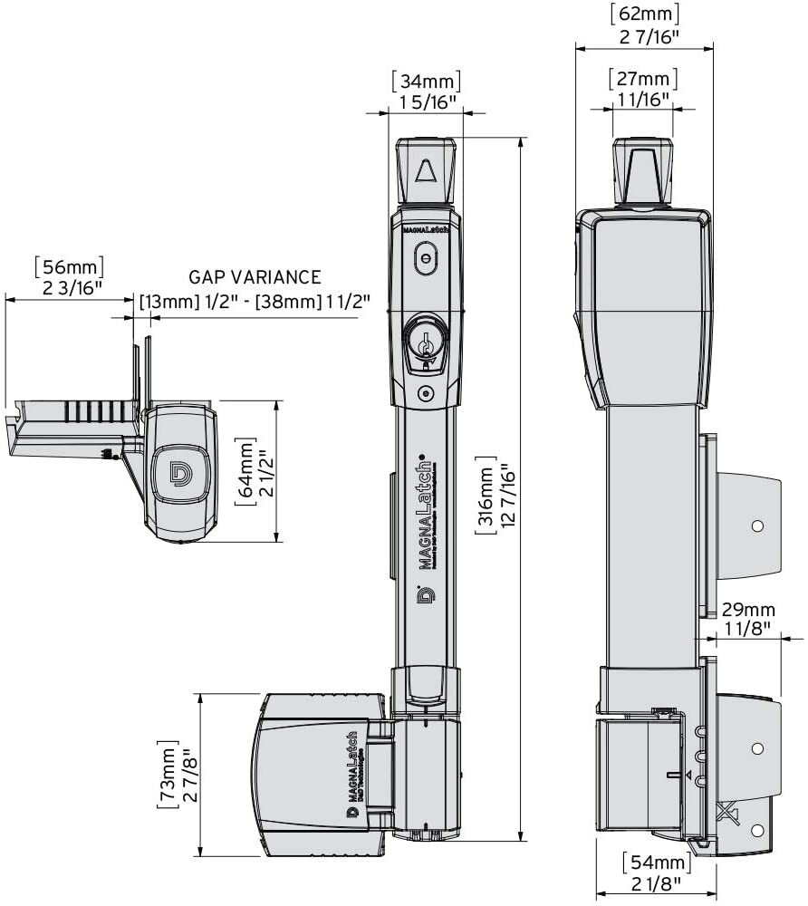 Child / Pet Kids Safety Swimming Pool Latch Lock Gate Fence Auto Pool ...