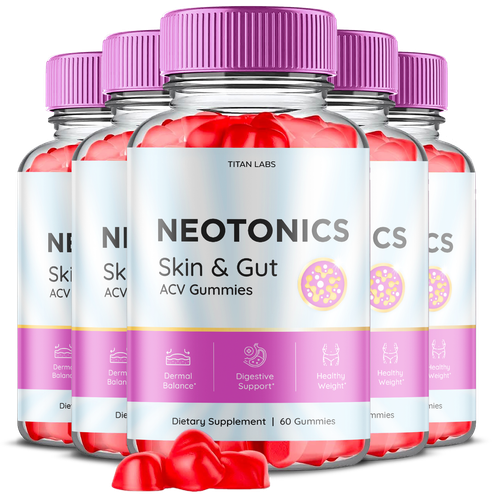 (5 Pack) Neotonics, Neotonics Skin & Gut, Neotonics Probiotics (300 ...