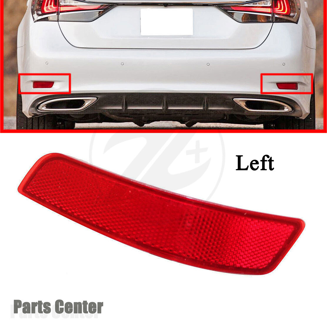 Fit For Lexus ES350/300H/GS350/450H 13-18 Rear Bumper Reflector Left ...