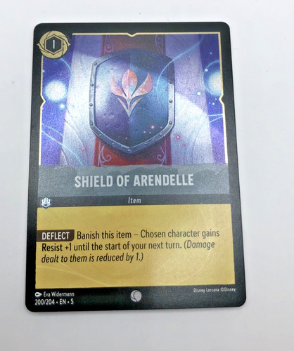 Shield of Arendelle - 200/204 - COLD FOIL Lorcana Shimmering Skies | eBay