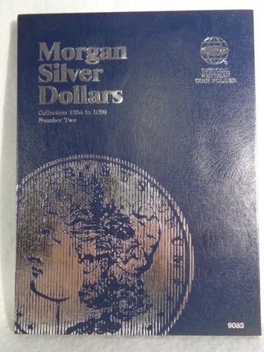 Set of 4 - Whitman Morgan Silver Dollars Coin Folders Number 1-4 1878 ...