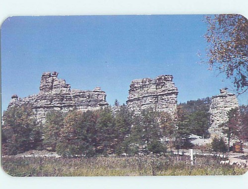 Pre-1980 NATURE SCENE Between La Crosse & Wisconsin Dells Wisconsin WI ...