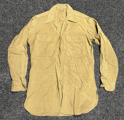 ORIGINAL WWII US ARMY M1937 M37 WOOL COMBAT FIELD SHIRT-MEDIUM | eBay