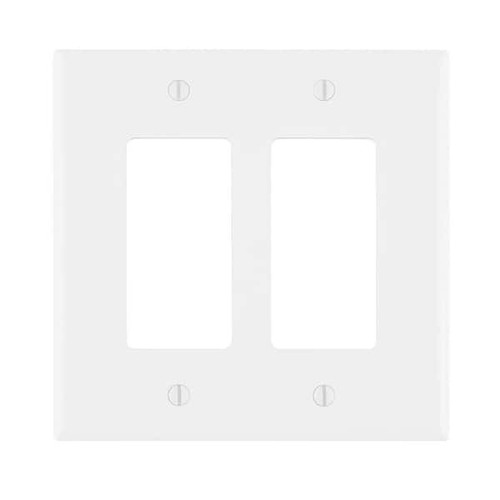 2-Gang White Decorator/Rocker Midway Nylon Wall Plate (5-Pack) PJ262 ...