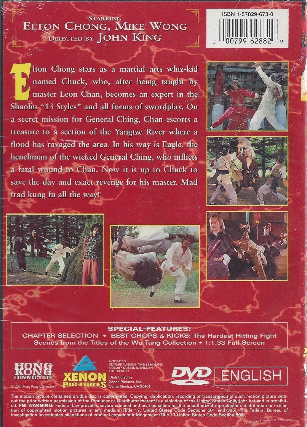 Invincible Obsessed Fighter (DVD, 2001, Wu Tang Classics Collection ...