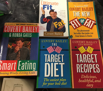 Lot Of 5 Covert Bailey Diet Books | eBay