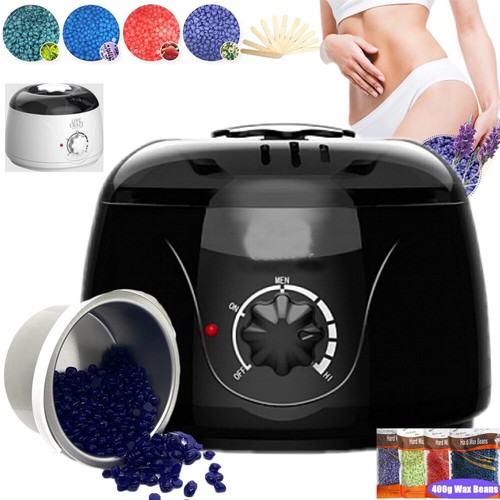 Waxing Kit Wax Heater Warmer Pot Machine Depilatory Wax Beans Body Hair ...