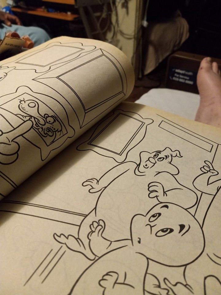 Vintage Nice CasperA Big Coloring Activity Book | eBay