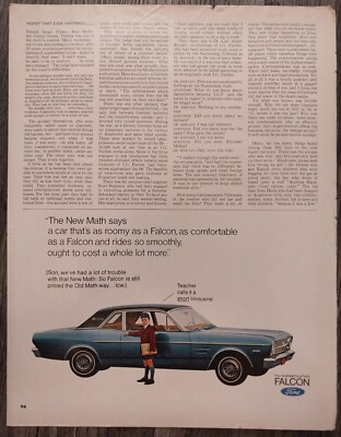 Original 1967 Ford AD: Ford, As a Falcon and rides so smoothly | eBay