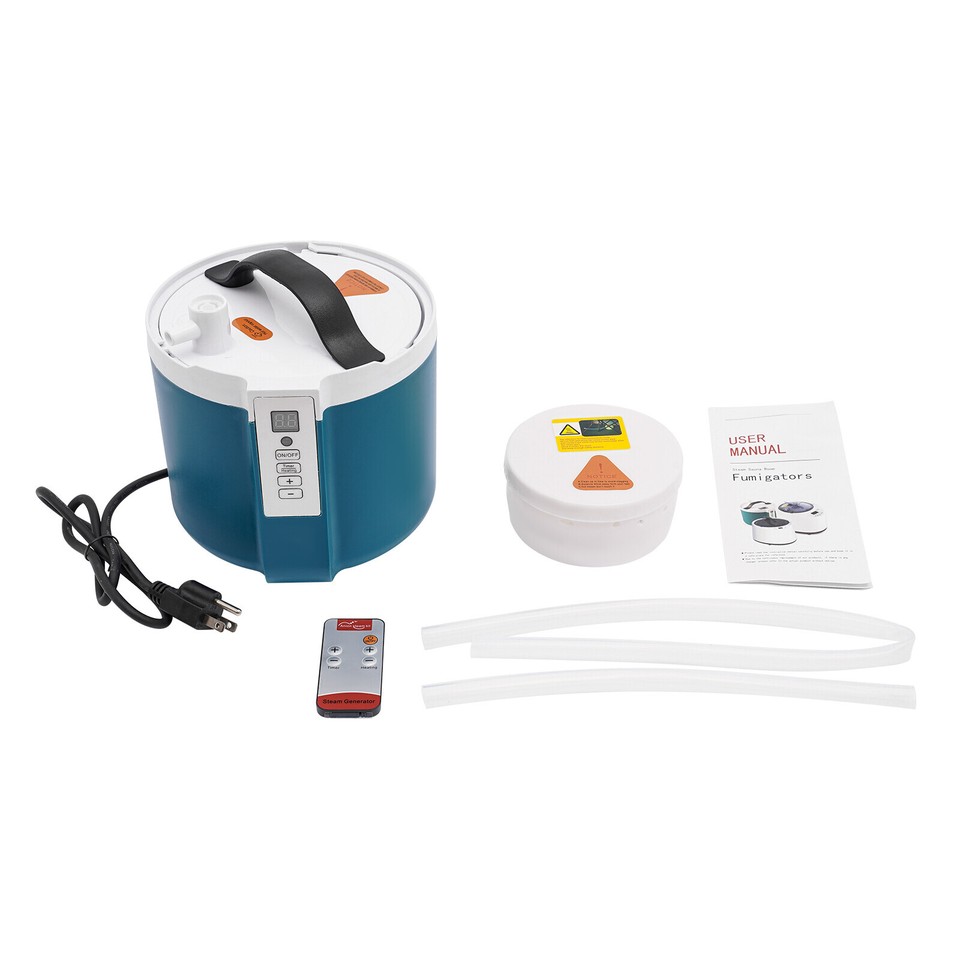 Sauna Steamer, Portable 2L Upgrated Steam Pot Generator with Remote ...