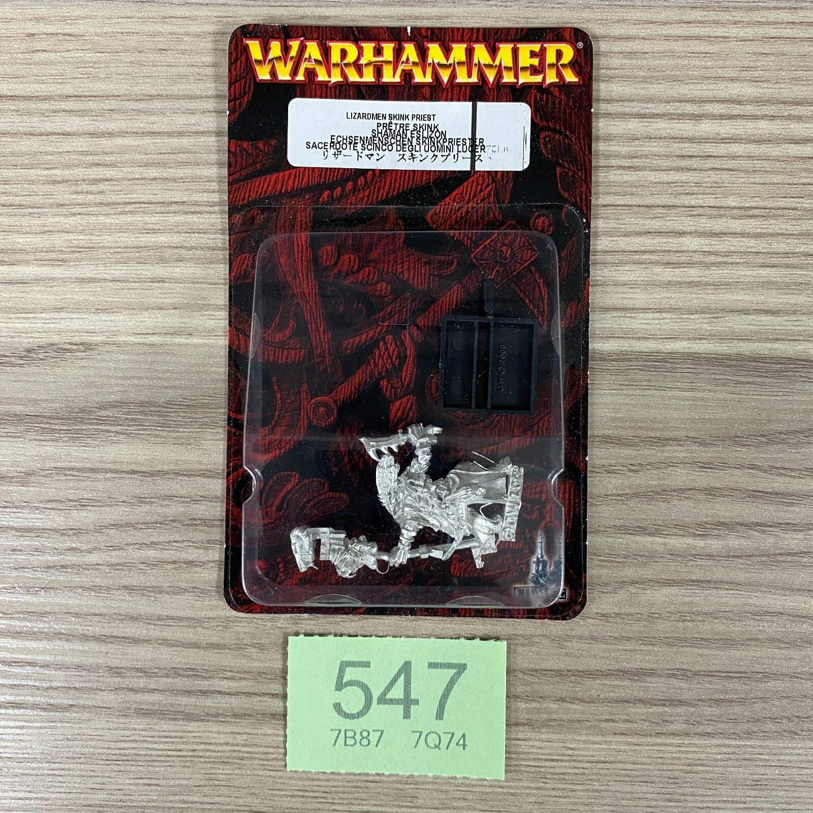 LIZARDMEN SKINK PRIEST WITH TOTEM METAL WARHAMMER AGE OF SIGMAR ...