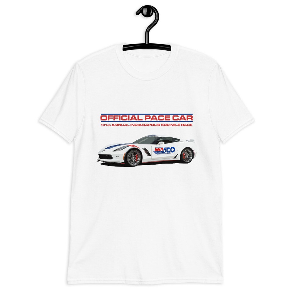 2017 vette C7 Pace Car Indianapolis 500 Mile Race Short-Sleeve T-Shirt ...