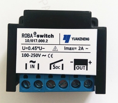 Replace ROBA 10.017.000.2 100-250V 2A Motor Rectifier Module Power ...