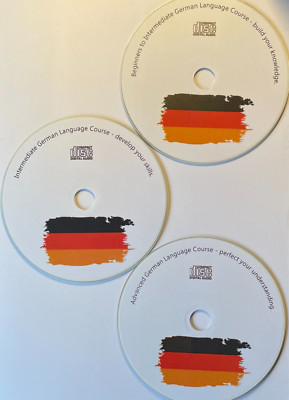 Learn to speak German 3 Audio CD set Complete German Language Course ...