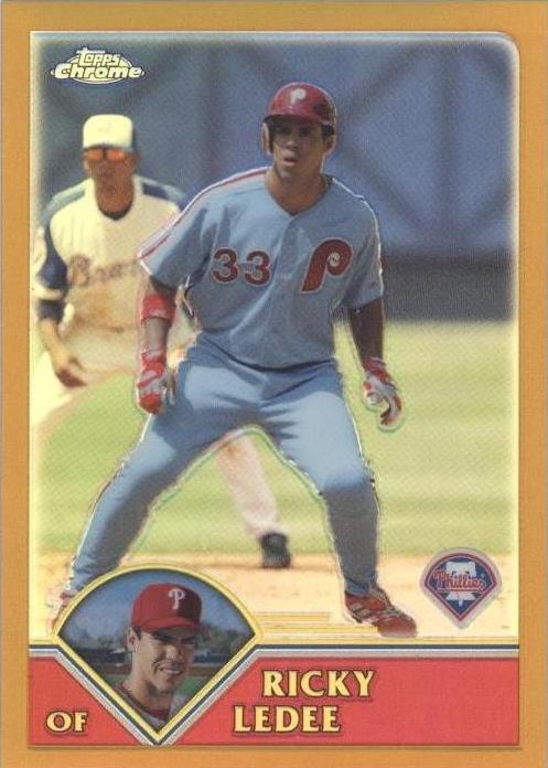 2003 Topps Chrome - Ricky Ledee #264 Gold Refractor /449 for sale ...