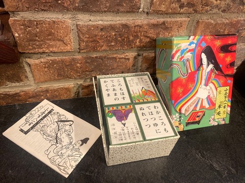 New! Japanese Poetry Playing Cards With Instructions & Box- See Pics ...