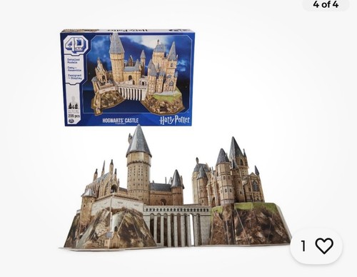 4D BUILD - Harry Potter Hogwarts Castle Model Kit Puzzle 209pc | eBay