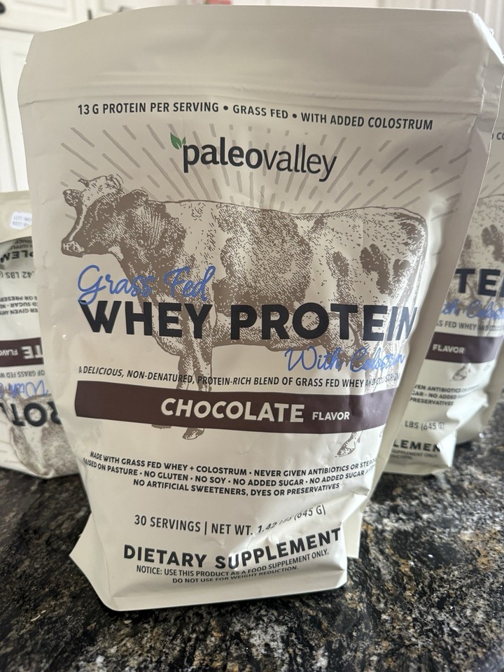 Paleo Valley Whey Protein CHOCOLATE New - Sealed Exp. 9/2026 | eBay