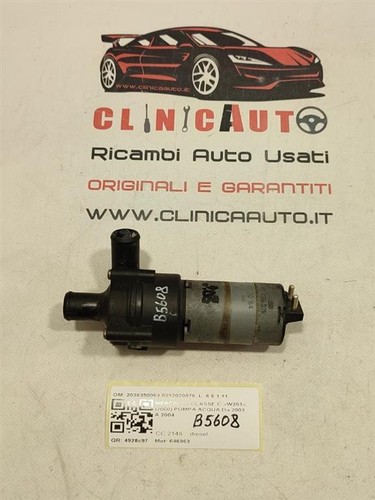 POMPA ACQUA PER MERCEDES Classe C Berlina W203 2038350064 0392020076 ...
