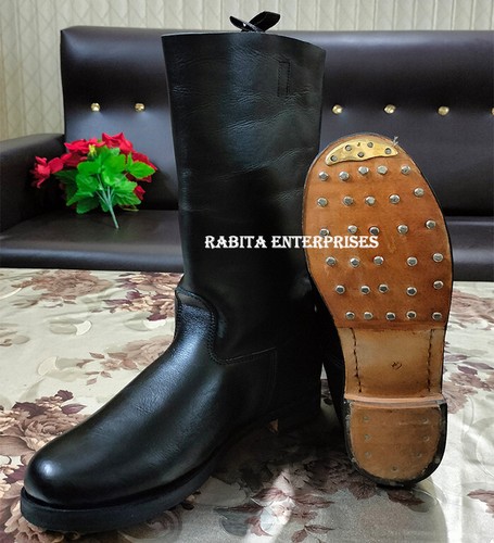 German Marching Boots Black, WW2 Marschstiefel M39 Jackboot, All Sizes ...