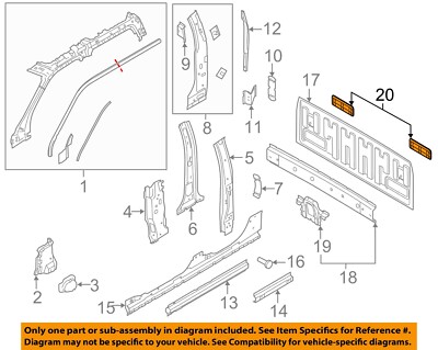 FORD OEM 17-23 Expedition Cab Back Panel-Vent HC3Z25280B62B | eBay