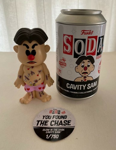 Cavity Sam Operation Funko Soda Vinyl 1/750 Metallic Chase Funkon 2021 ...