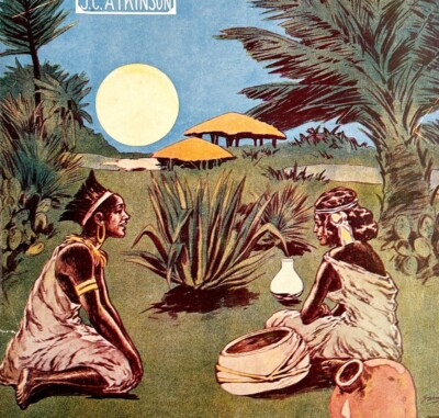 By The Light Of The Jungle Moon 1911 Sheet Music Powell Ford Atkinson ...
