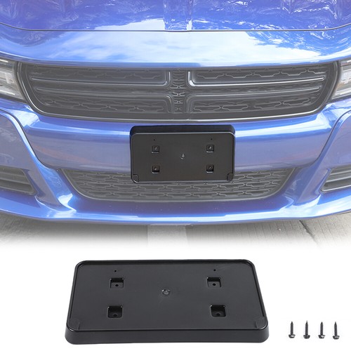 Front Bumper License Plate Mounting Bracket Holder Kit For 2015+ Dodge ...