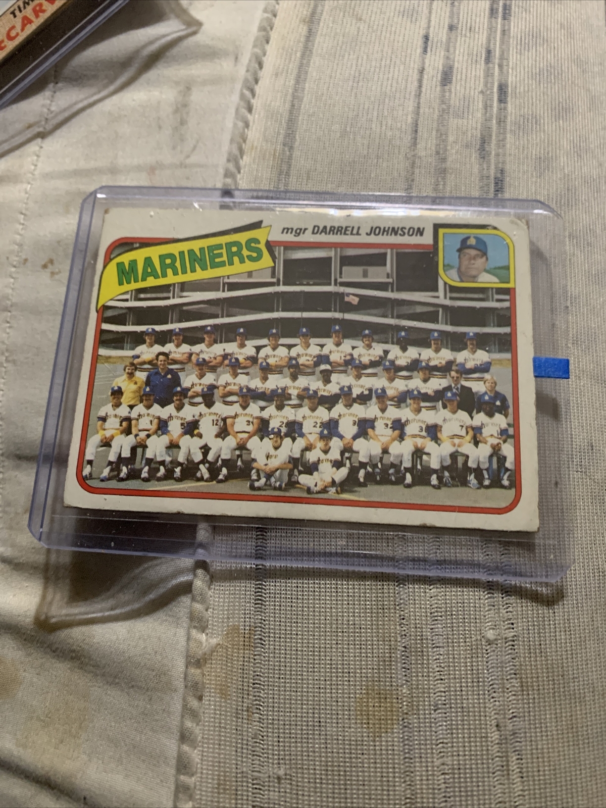 1980 Topps Set Break Seattle Mariners - Darrell Johnson Seattle ...
