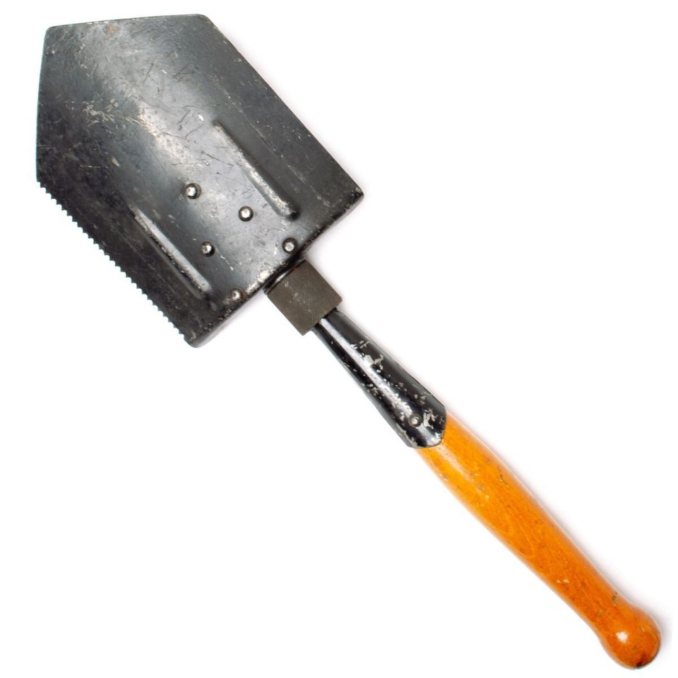 Genuine Romanian Army Folding Shovel Entrenching Tool Sapper Spade ...