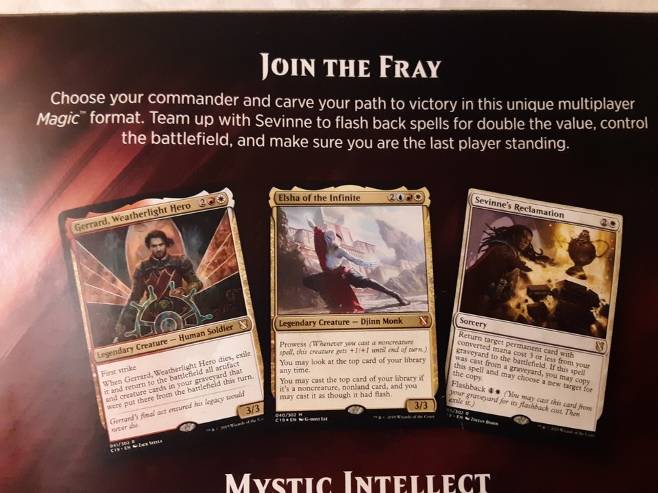Magic the Gathering Commander Mystic Intellect FREE SHIPPING sealed ...