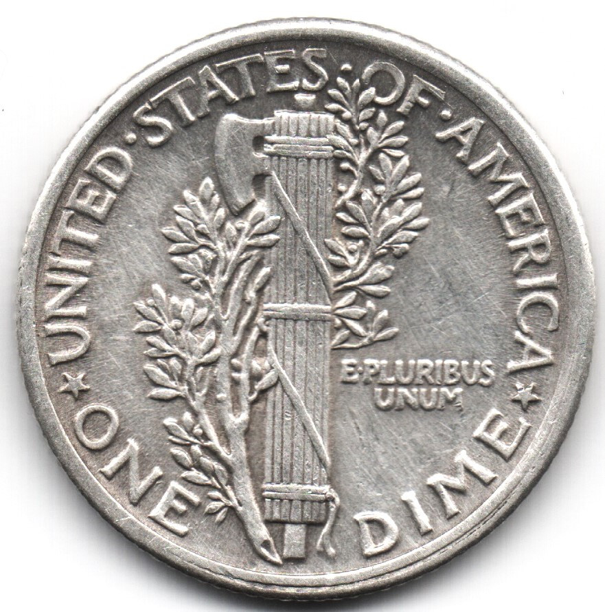 1920 P Mercury Dime split bands Brilliant Uncirculated 90% Silver BU FSB | eBay