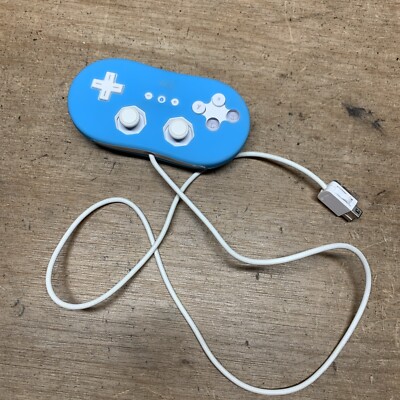 Official Nintendo Wii Classic Pro Controller White RVL-005 OEM TESTED ...