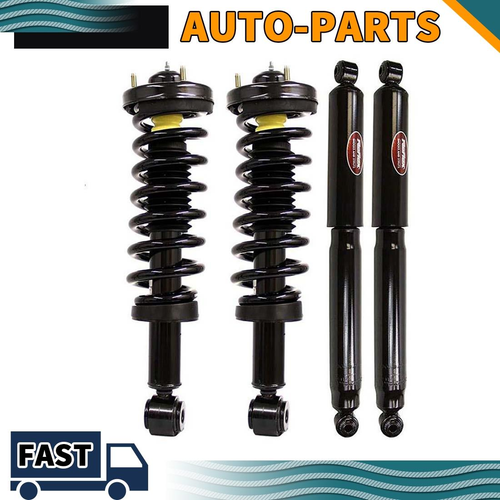 Monroe New Front Quick-Struts & Rear Reflex Shocks For Ford F-150 2004 ...
