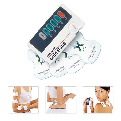 NIB DIGITAL TENS STYLE LOW FREQUENCY THERAPY MASSAGER MACHINE +4 ...