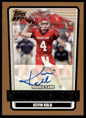 Kevin Kolb Rookie 2007 Topps Draft Picks and Prospects Rookie ...