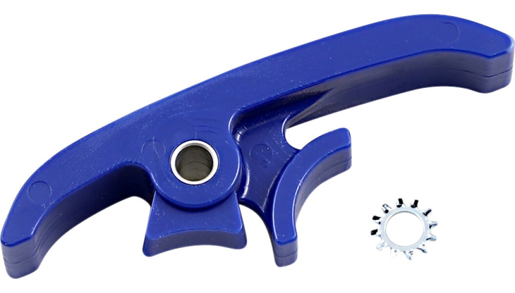 T.M. Designworks - KTM-FP3-BUS - Lower Chain Guide Pad, Swiss Blue for ...