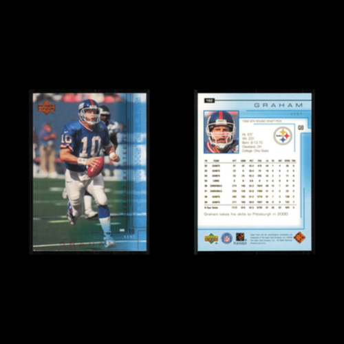 Kent Graham #162 2000 Upper Deck Pittsburgh Steelers Football Card NFL ...
