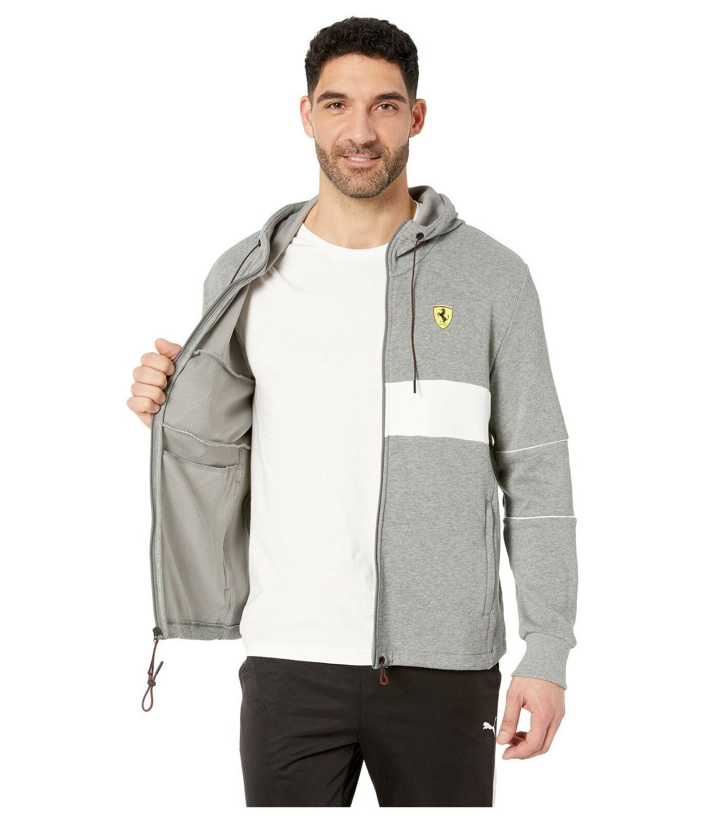 [577825-03] Mens Puma Ferrari SF Scuderla Ferrari Hooded Sweat Jacket ...