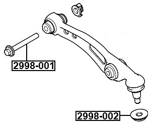 Nut 36X19 For Land Rover Febest 2998-002 OEM LR034221 for sale online ...
