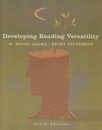Developing Reading Versatility by Becky Patterson and W. Royce Adams ...